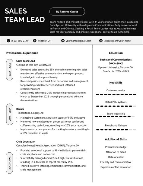 How To Make A Canadian Resume Format And Examples
