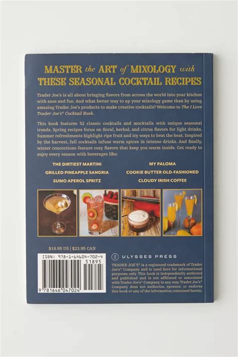 The I Love Trader Joes® Cocktail Book By Greg Mcboat Urban Outfitters Canada