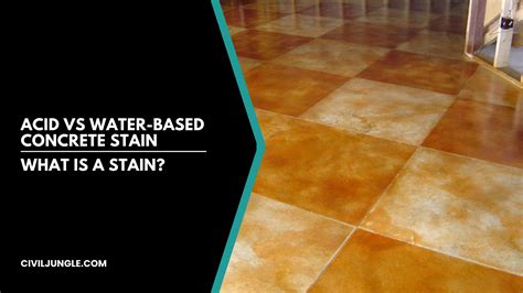 Acid Vs Water Based Concrete Stain What Is A Stain Concrete Stain