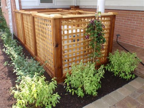 To Hide Ac Unit Air Conditioner Hide Stone Landscaping Garden Structures