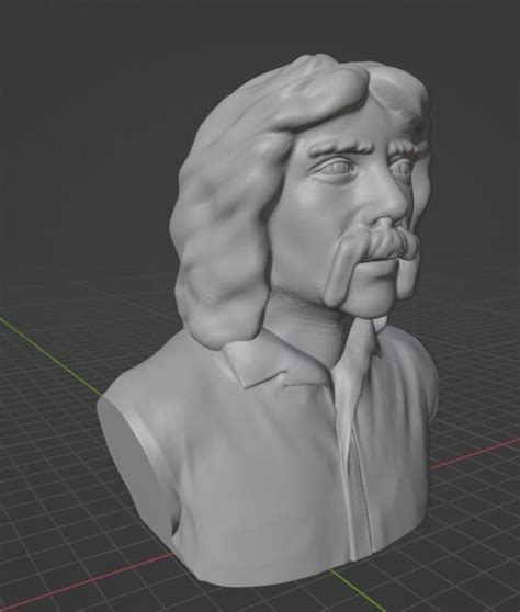 Steve Hackett 3d Model 3d Printable Cgtrader