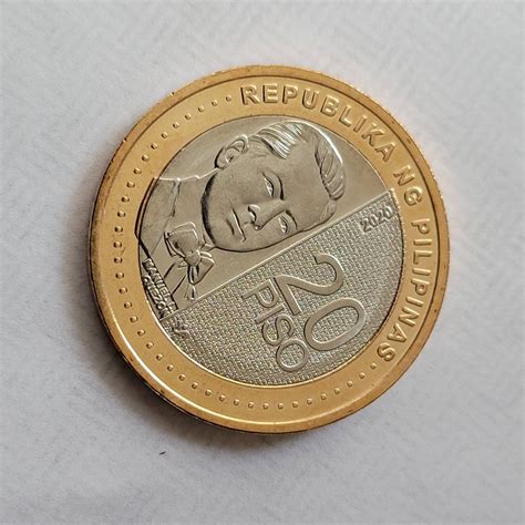 20 Peso Genuine Philippine Coin Original 1 Pc Coin Collectors Item 20 Peso Genuine Philippine Coin Original 1 Pc Coin Collectors Item