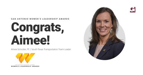 Schroller Receives San Antonio Womens Leadership Award Garver