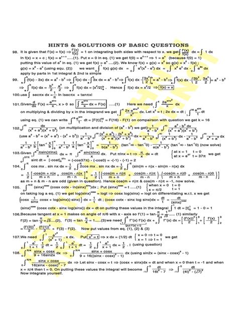 Sol Def Int Pdf Mathematical Analysis Mathematical Objects