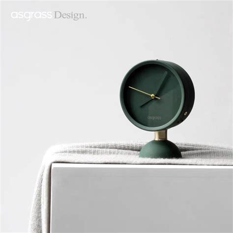 Small Serenity Clock In Green