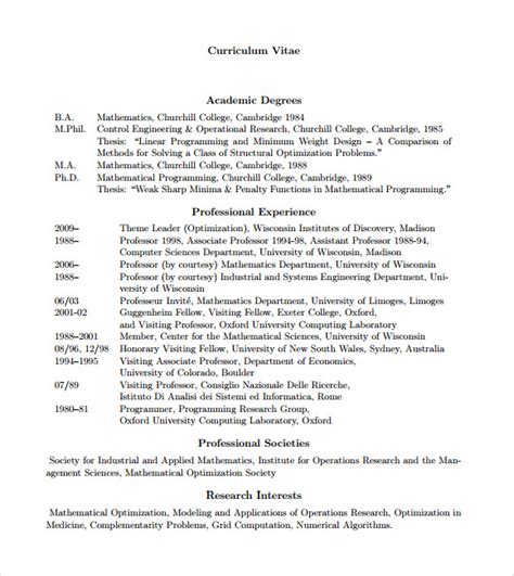 Free 10 Programmer Resume Templates In Ms Word Pages