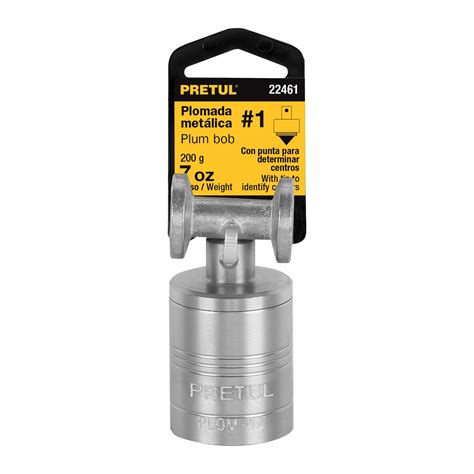 Plomada Metálica 1 De 200 Gr Con Punta Para Delimitar Centros