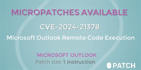 0patch Blog Micropatches For Microsoft Outlook Remote Code Execution