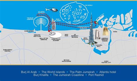 Palm Jumeirah Map