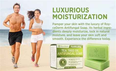 Roycederm Antifungal Antibacterial Tea Tree Soap Tea Tree Oil Soap For