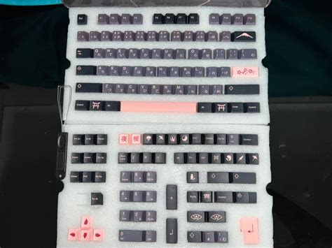 Gmk Night Sakura Keycaps N Ssj Store