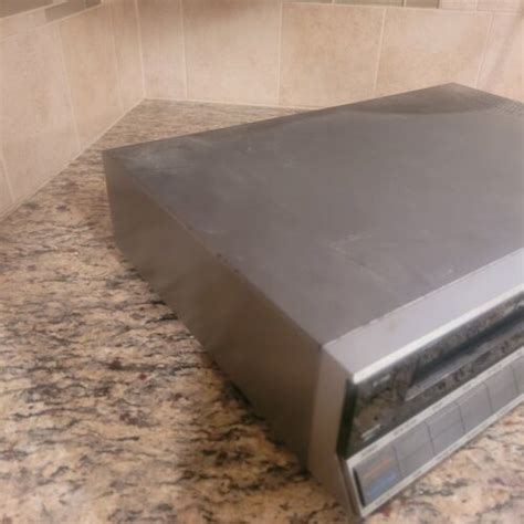 Ge Vhs Player Video Cassette Recorder 9 7110 Silver Tested Works Great