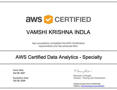 Vamshi Krishna Indla On Linkedin Dataengineering Awscertified Bigdataanalytics 2021goals