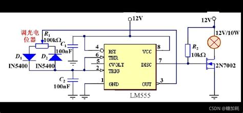 模电（课外作业）mosfet Pwm调光电路 Csdn博客