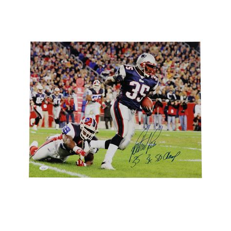 Patrick Pass Signed Patriots 16x20 Photo Inscribed 3x Sb Champ Jsa