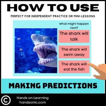 Making Predictions With Pictures For Google Slides By Hands On Learning LLC