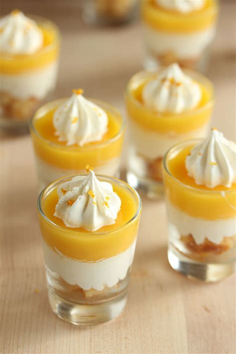 Meyer Lemon Parfaits Recipe Fresh And Zesty Dessert Lemon Pie Shot