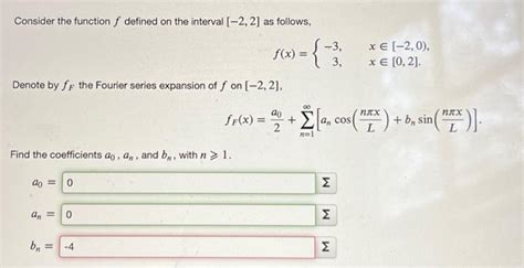 Solved Consider The Function F Defined On The Interval Chegg