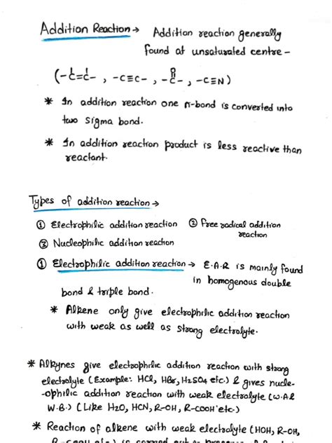 Addition Reaction Pdf Pdf