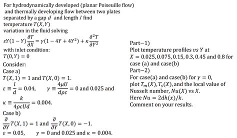 For Hydrodynamically Developed Planar Poiseuille
