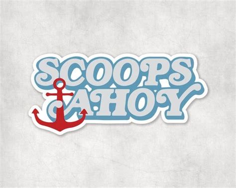 Stranger Things Sticker Scoops Ahoy With Anchor