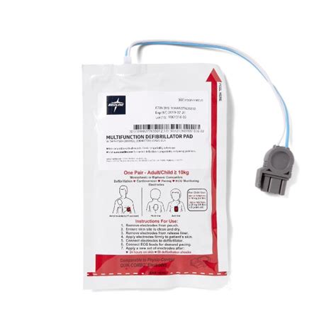 Pad Defib Adult Radiolucent Physio Lo Pipeline Medical