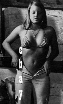 Sexy Jodie Foster Swimsuit Rare Bikini Photo Bare Belly Button Panties
