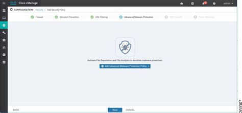 Security Configuration Guide Cisco IOS XE SD WAN Releases 16 11 16 12 Advanced Malware