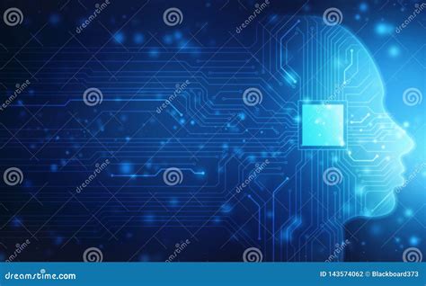 Abstract Artificial Intelligence Creative Brain Concept Concept Of