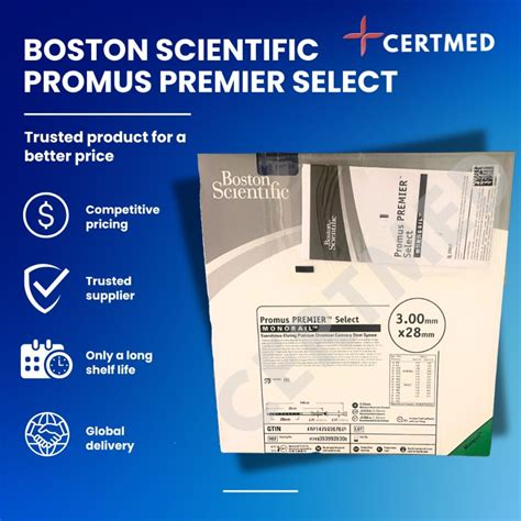 New Boston Scientific Promus Premier Select Drug Eluting Stent Disposables General For Sale