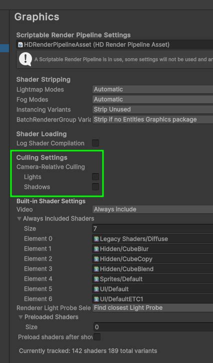 Camera Relative Culling Unity Engine Unity Discussions