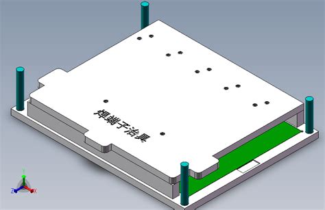 后焊端子治具solidworks 2021模型图纸下载 懒石网