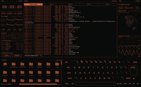 a science fiction terminal emulator created for linux