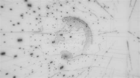 Big Data Cloud Around Digital Earth Data Globe Abstract 3d Rendering Network Connection