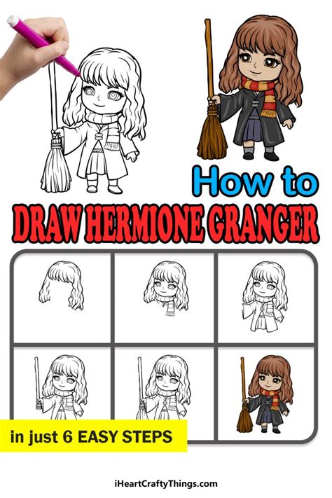 Hermione Granger Drawing How To Draw Hermione Granger Step By Step