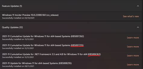 Wsl2 On Windows 11 Wont Start After 121121 Insider Update · Issue