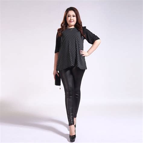 Women Spring Autumn Imitation Leather Pants Extra Vicedeal