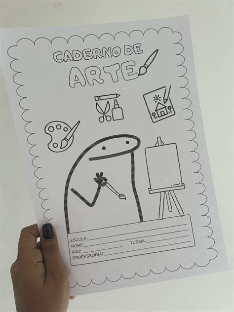 Capas Caderno Flork Sala Da Tia Jéssica Materiais Pedagógicos