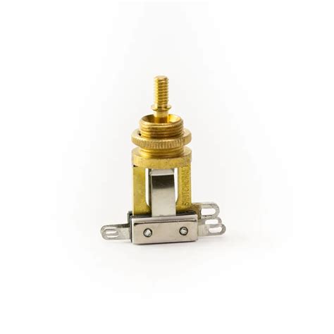 Switchcraft Brass Short Toggle Switch