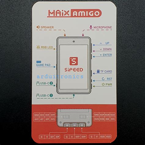 Sipeed Maix Amigo All In One AIoT Development Platform Based On RV64GC RISC V With Joystick