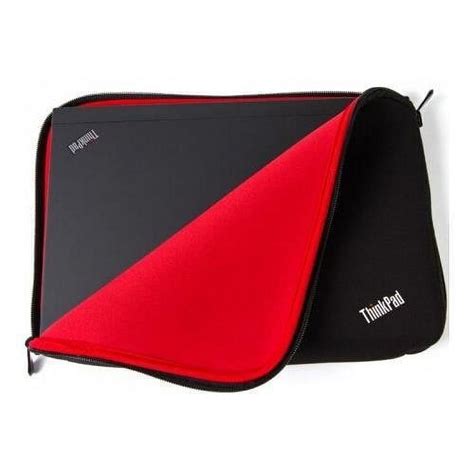 Lenovo Carrying Case Sleeve For Notebook Black Red Walmart Com