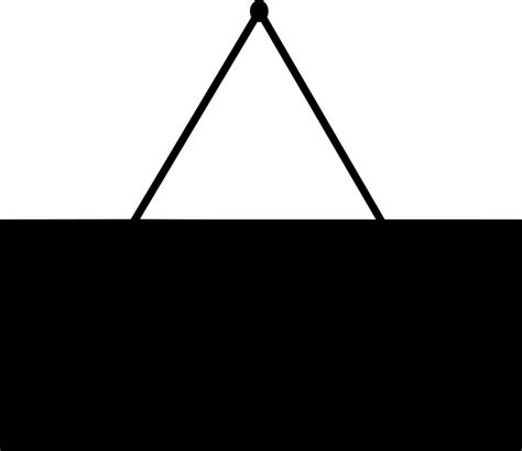 Vector Silhouette Of Signpost On White Background 23347366 Vector Art At Vecteezy