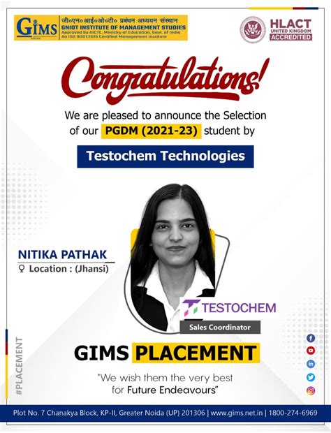 swadesh kumar singh on linkedin achievement gims gniot success pgdm placement