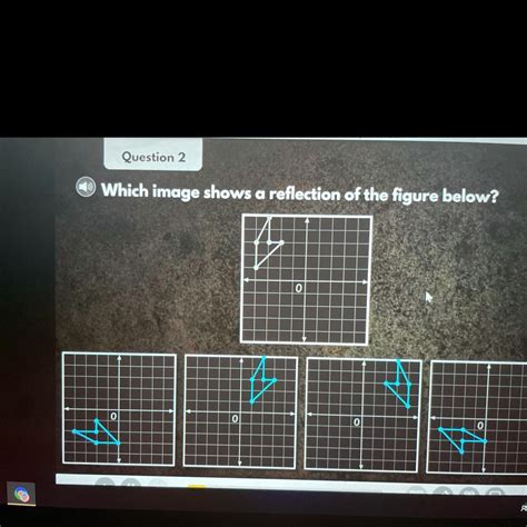 SOLVED Which Image Shows A Reflection Of The Figure Below