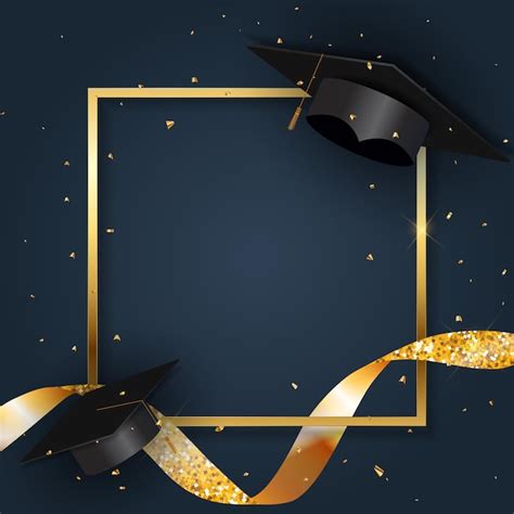Premium Vector Happy Graduation Greeting Background Vector Illustrationxd