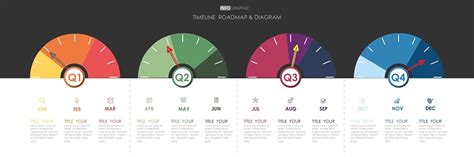 타임 라인 프로젝트 다이어그램 비즈니스를 위한 인포그래픽 템플릿입니다 12개월 현대 타임라인 다이어그램 달력 프레젠테이션 벡터