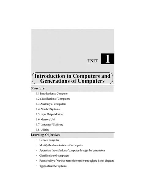 E Book 1 Computers And Generations Of Computerspdf A4agriculture