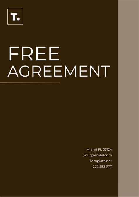 Free Fee Agreement Template To Edit Online