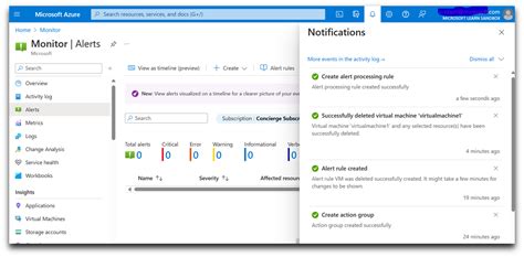 failed to create alert processing rule microsoft qanda