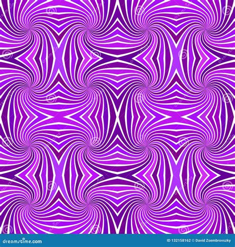purple seamless abstract psychedelic spiral stripe pattern background vector illustration